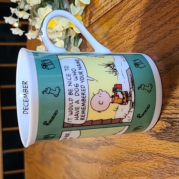 Danbury Mint | Dining | Danbury Mint Peanuts Porcelain Calendar Mug ...